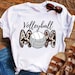 Mom Volleyball Cow Design Love Volleyball Download Logo - Etsy