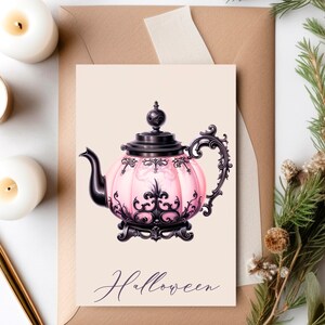 Evil Teapot Halloween Day Clipart Watercolor Png, Zombies, Vampires ...