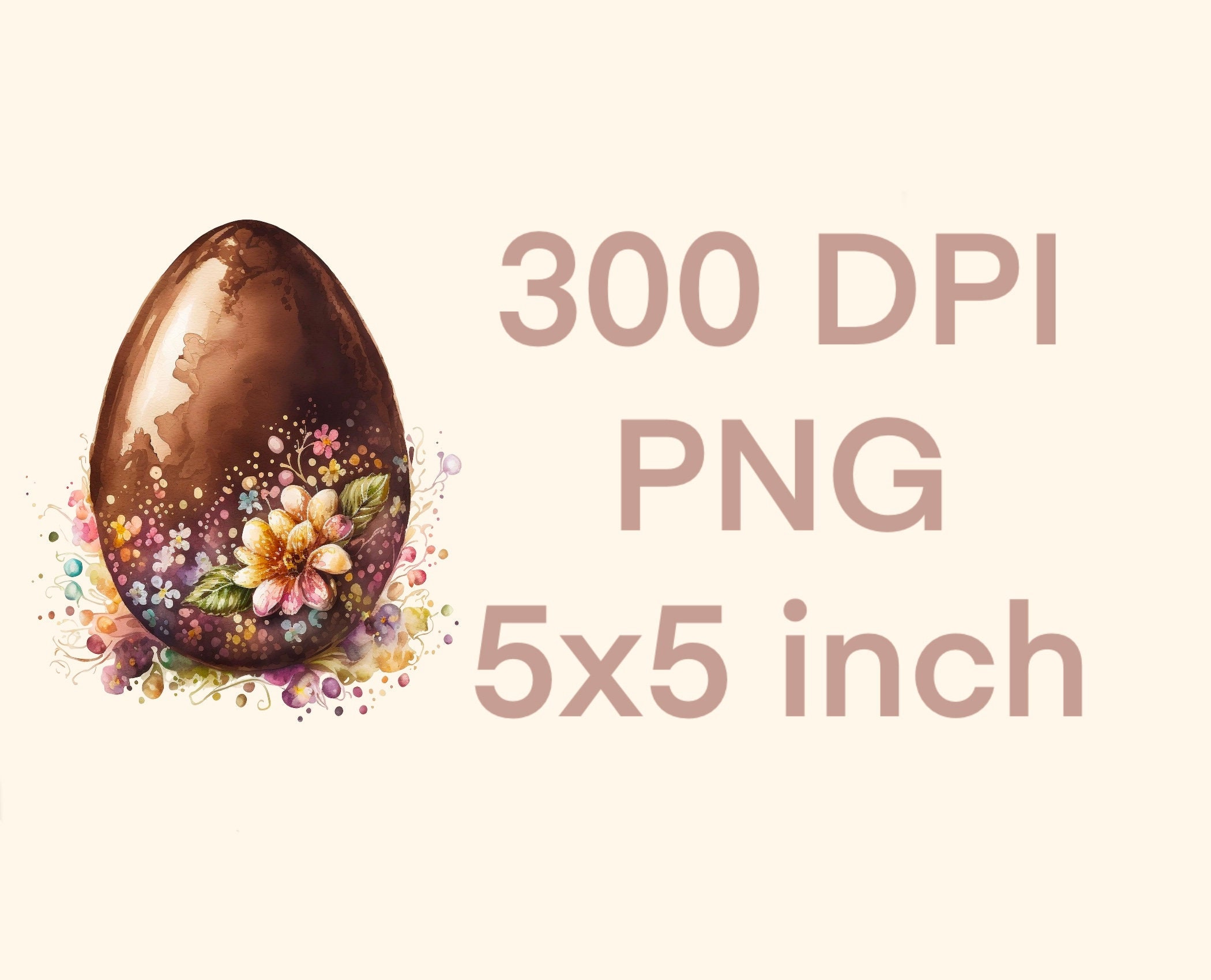 Easter Eggs Clipart Vintage Png Watercolor Easter Digital - Etsy