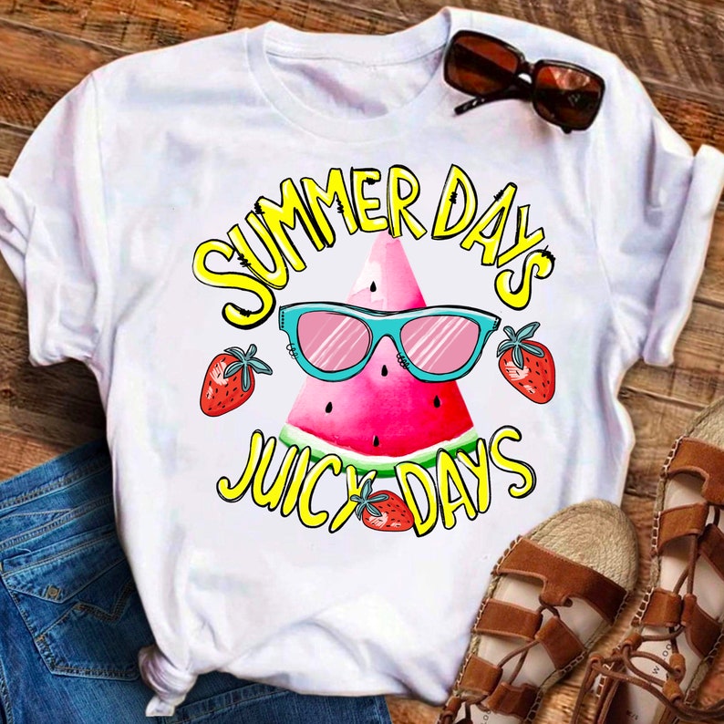 Summer Days SVG / PNG Watermelon Svg Pink Stuff Juicy Days - Etsy