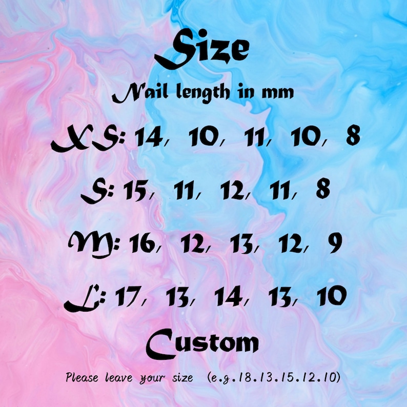 Fake Nails3d Flower Press on Nails: Shell Flakes, Japanese Long ...