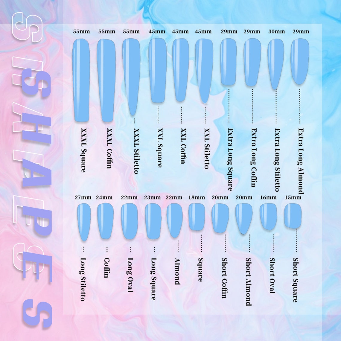 Custom Press on Nails/party Press on Nails/flakes for Nails/wedding ...