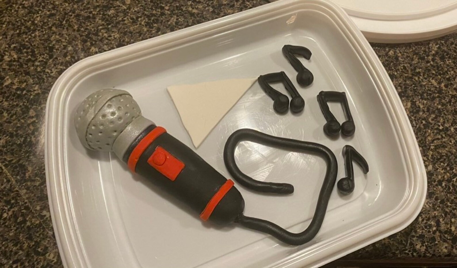 Microphone & Cord Cake Topper. Any Color Combination. - Etsy