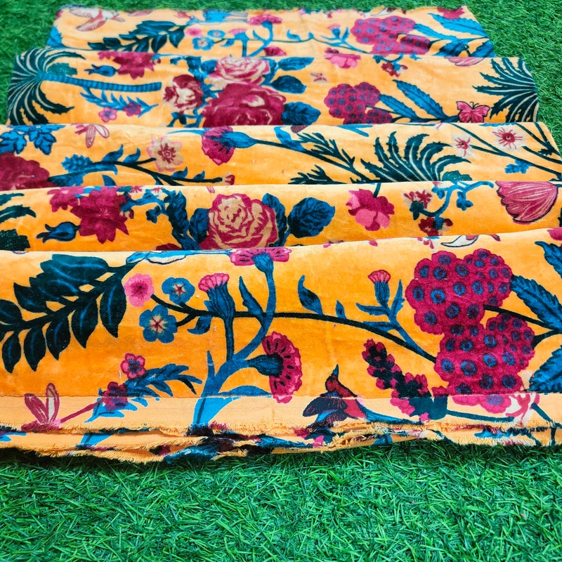 Upholstery Velvet Flowers - Etsy