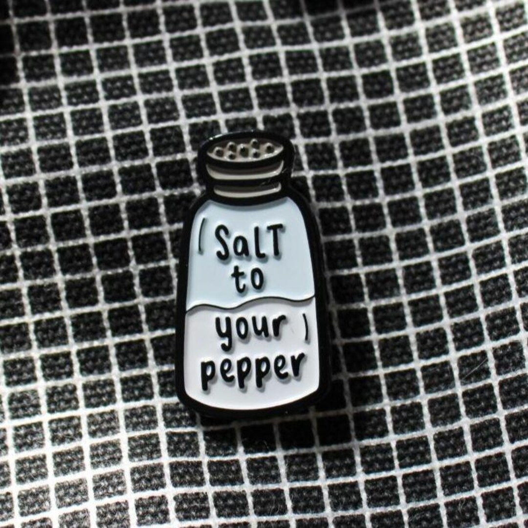 OOPSIE Salt to Your Pepper Enamel Pin - SLP Pin, Speech Therapist Pin ...