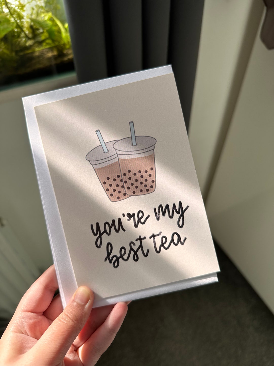 You're My Best-tea Card - Bestie Card, Best-tea Card, Birthday Boba ...