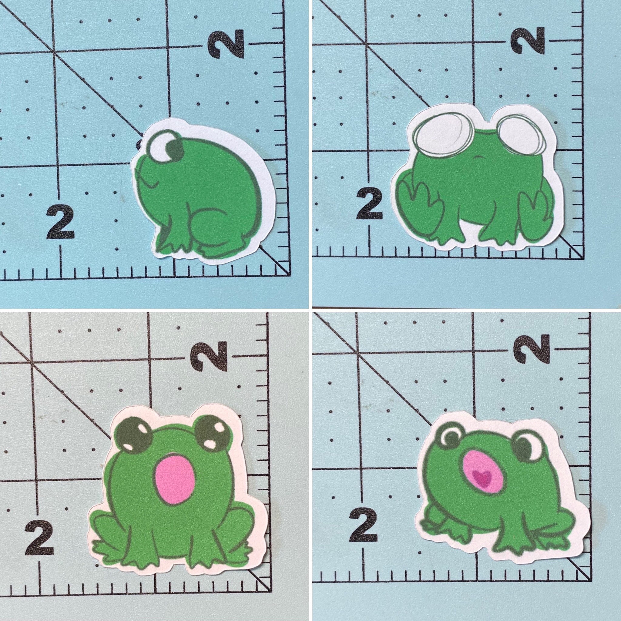 Pegatinas de rana súper lindo rana ejército conjunto de - Etsy España