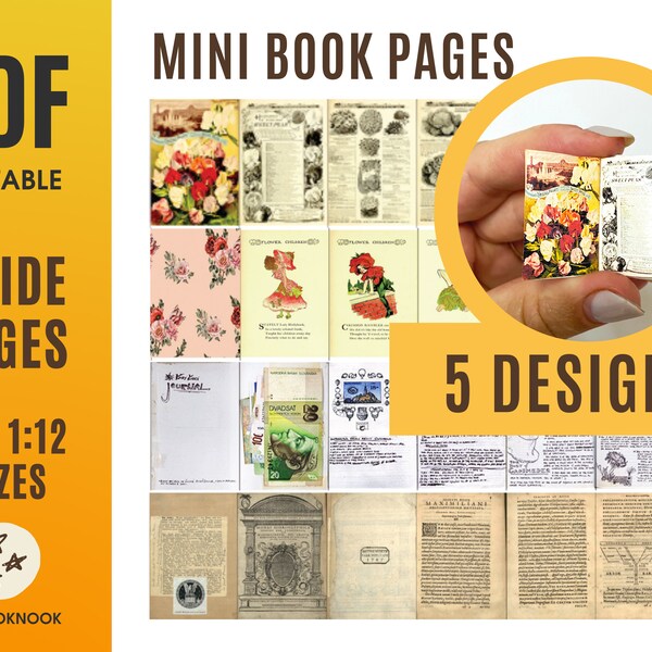 Miniature Books - Etsy