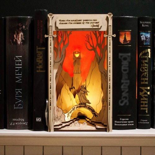 Witches and Wizards Book Nook Bookshelf Art DIY KIT - Etsy