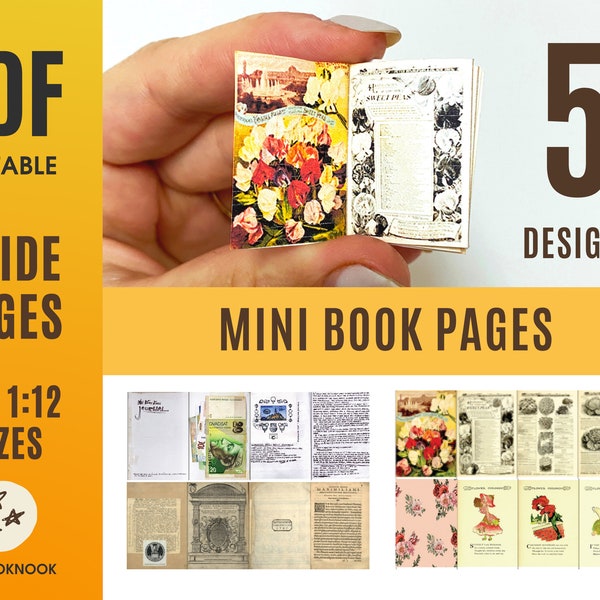 Mini Book - Etsy