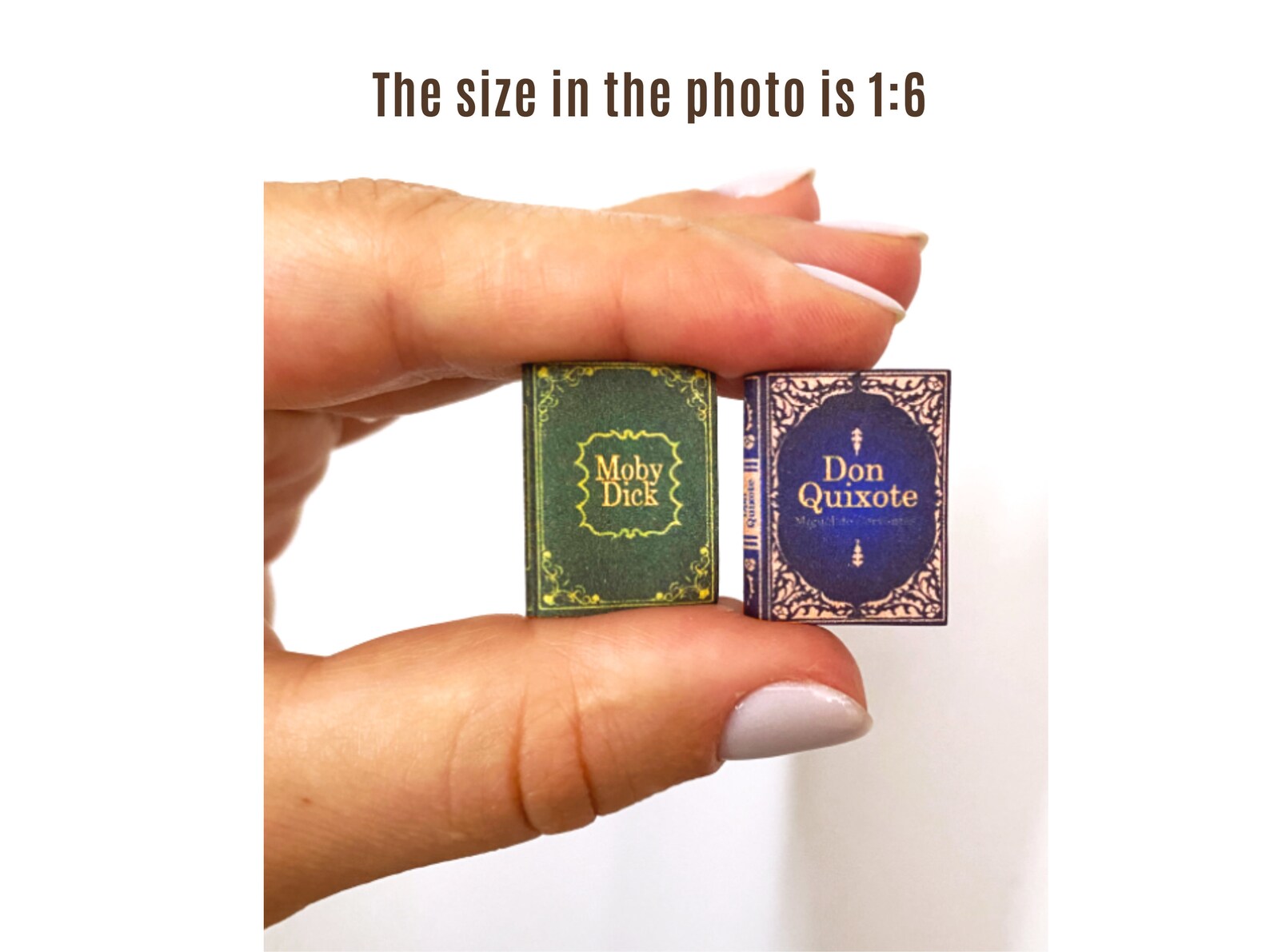 Mini Books Printable Classic Book Covers 1/6 1/12 1/24 - Etsy UK