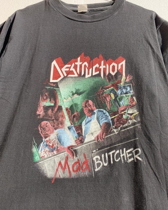 Destruction - Mad Butcher / 1987 / Vintage Shirt / ve… - Gem