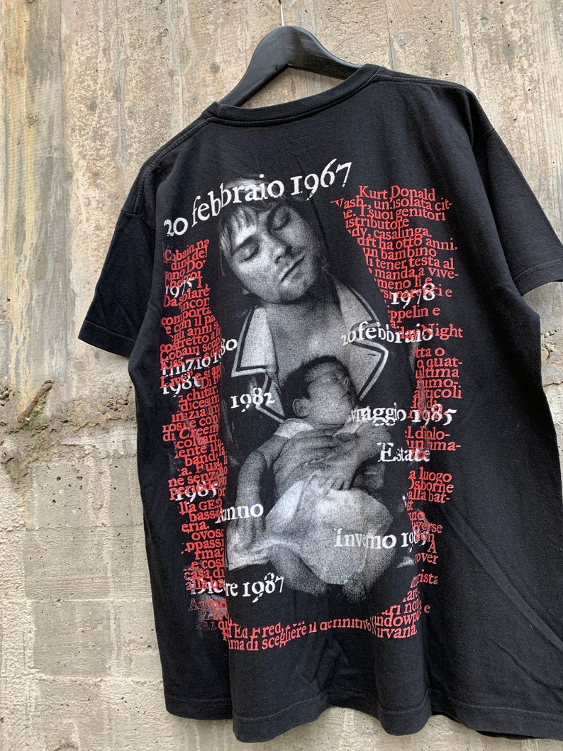 NIRVANA Kurt Cobain 1998 / Very Rare / Vintage Shirt - Etsy