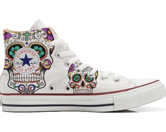 Skull Converse | Etsy