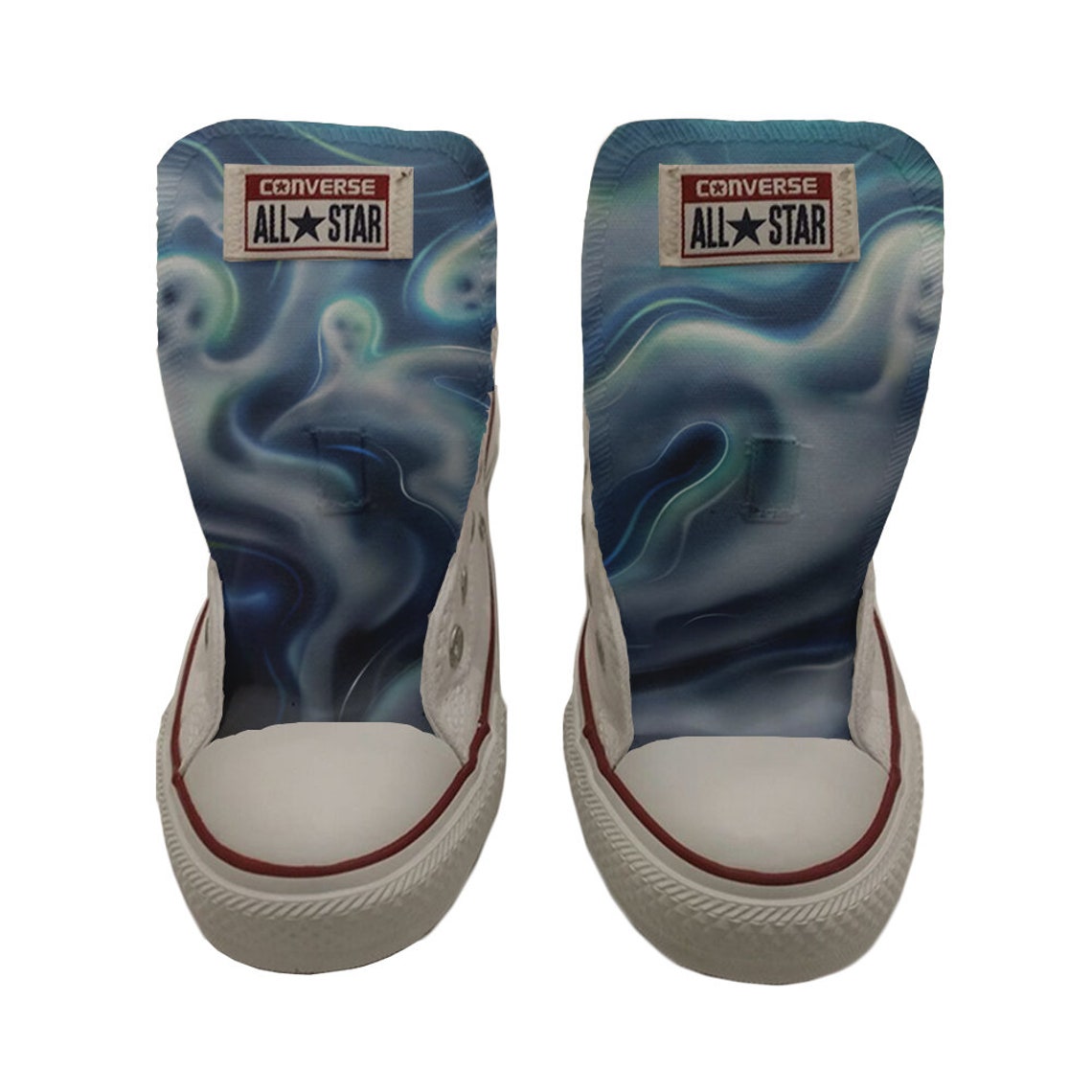 Sneakers Converse All Star Low Custom Ghosts | Etsy