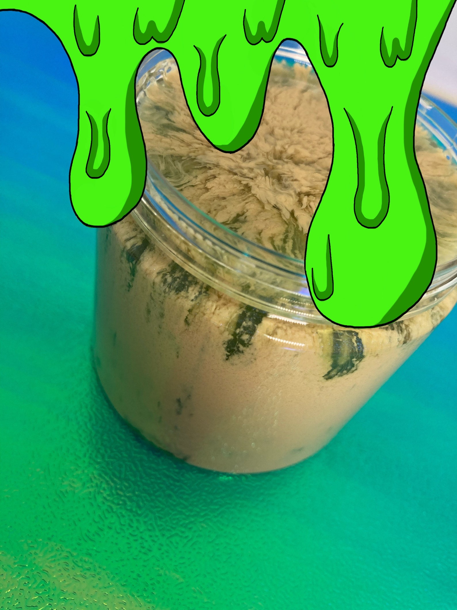 Swamp Sludge Slime/ Clear Slime/ Slay Slime/ Tan Slime/ Green | Etsy