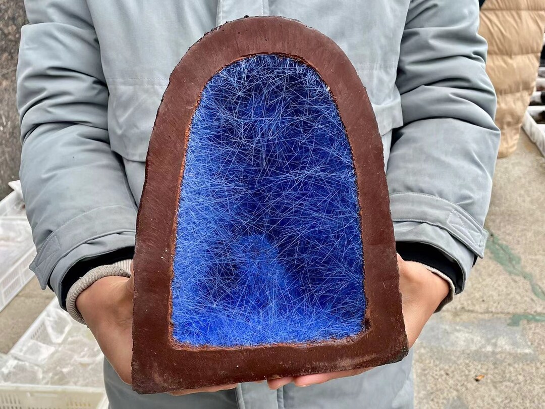 4000gnatural Magnetite Specimen Quartz,goethite,blue Copper Ore,quartz ...