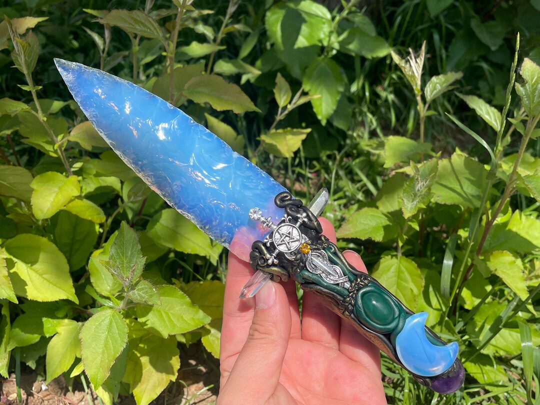 9.8'' Opalite Quartz,quartz Crystal,hand Carved,crystal Knife,opalite ...