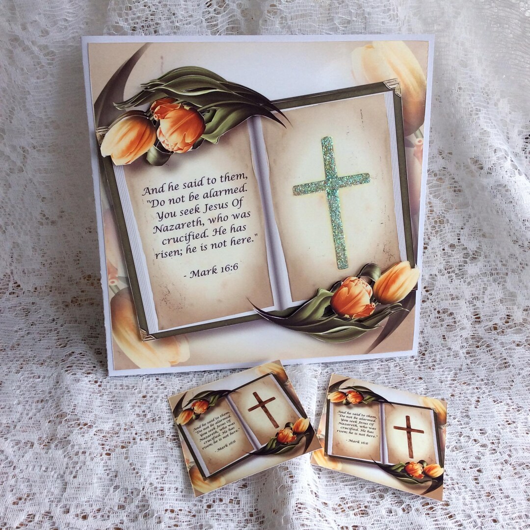 Religious Sympathy Card, Luxury Condolence Card,biblical Verse Card ...