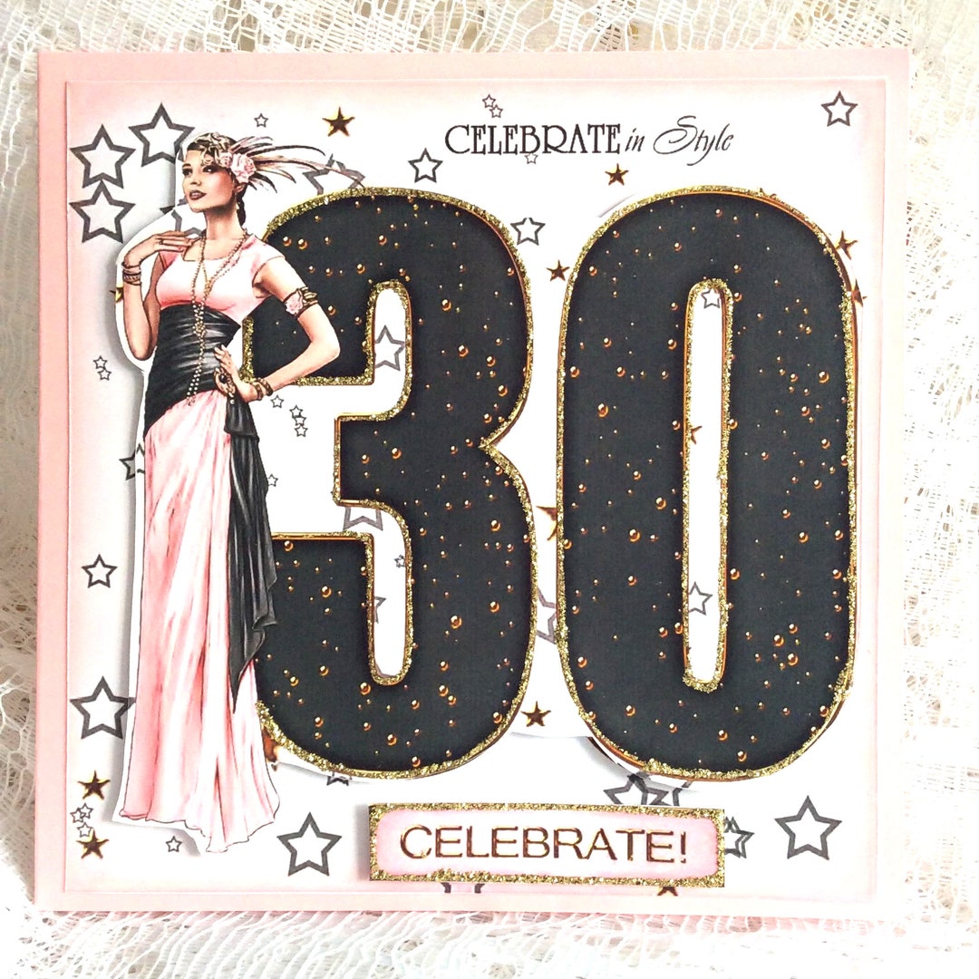 Milestone 30th Birthday Card 30 Celebration Card30 Birthday - Etsy