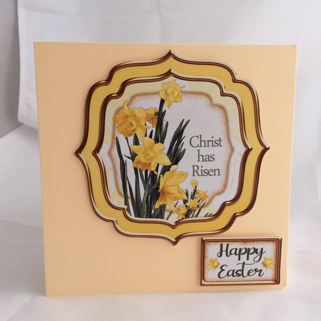 Christ Has Risen Easter Card, Bright and Cheerful Card, , Fun Easter ...