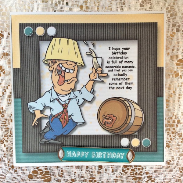 Birthday Card Male Humour - Etsy
