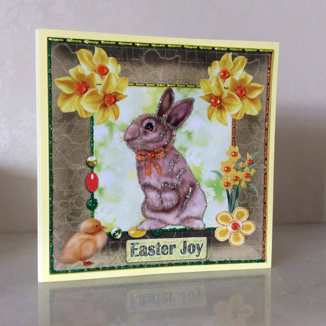 Small Easter Card, Fun Easter Card, Child's Easter Card, Easter Bunny ...