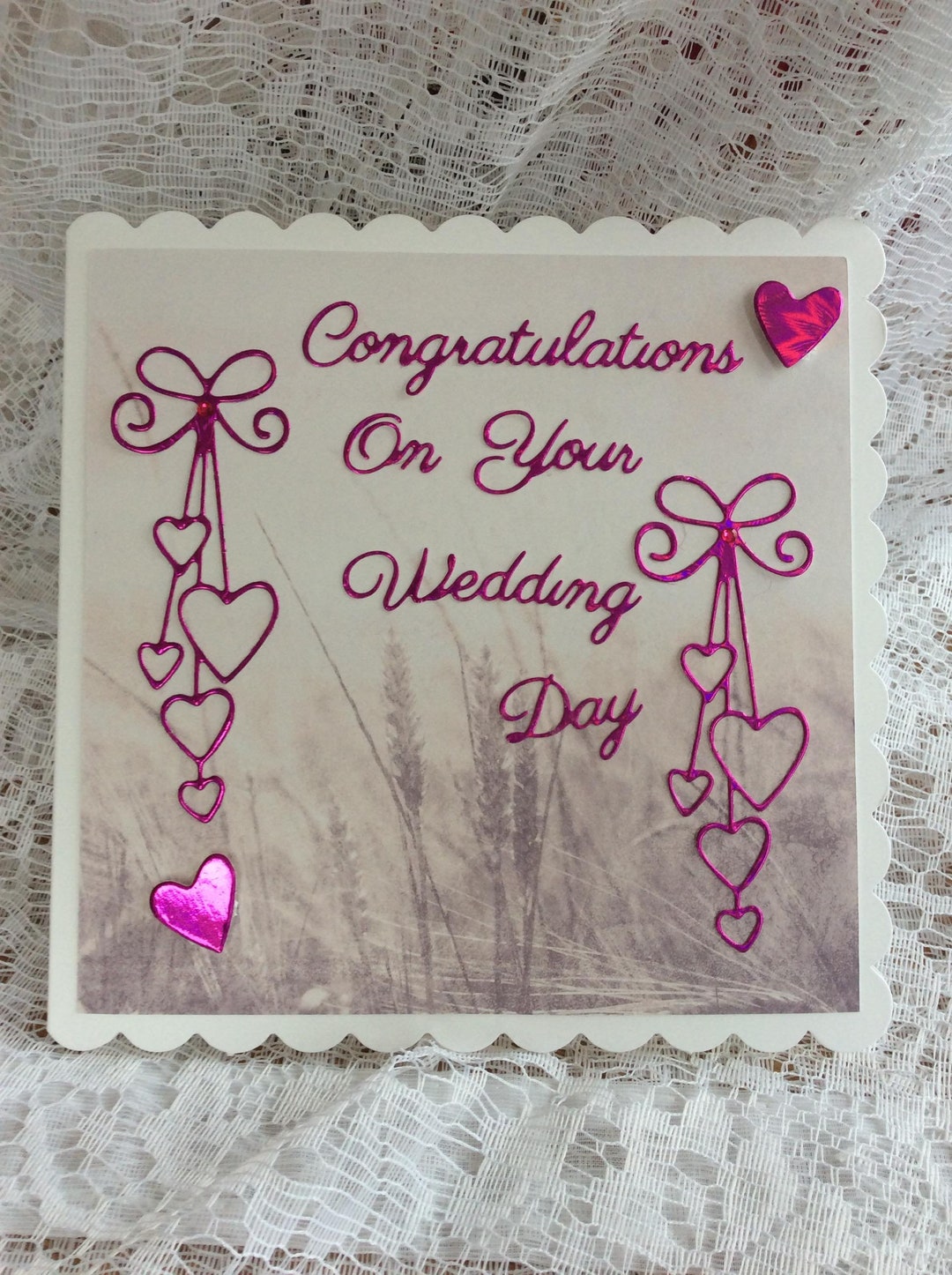 Wedding Congratulations Card, Wedding Day Card, on Your Wedding Day ...