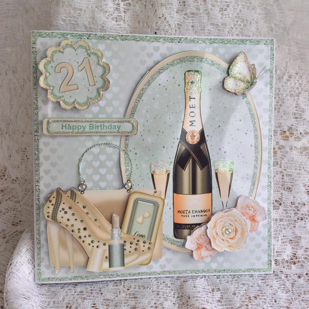 Special 21st Birthday Greetings, Modern Design Card, Milestone Birthday ...