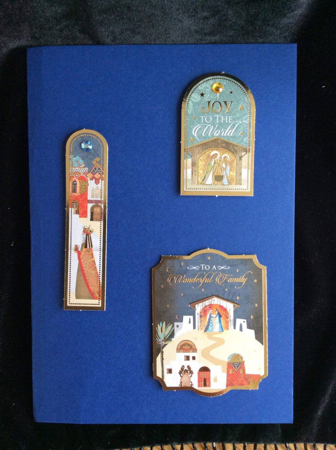 Religious Handmade Christmas Card, Traditional Christmas Card ...