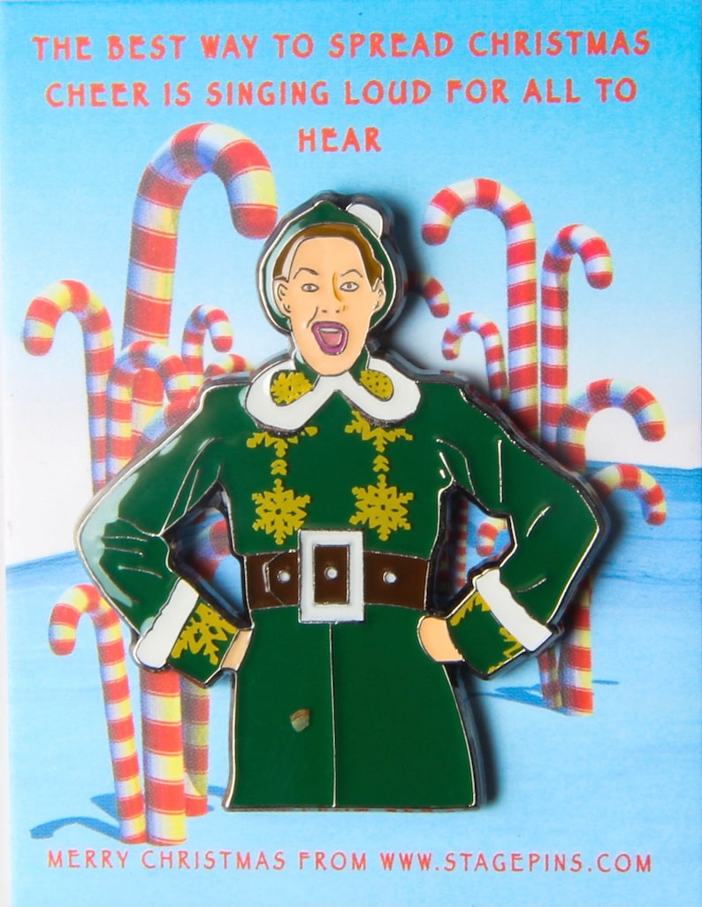 Buddy the Elf From Elf the Musical Enamel Pin - Etsy