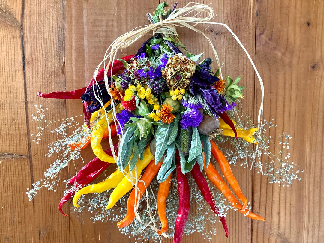 Chili Pepper and Sage Spray, Cayenne Pepper and Herb Spray for Door or ...