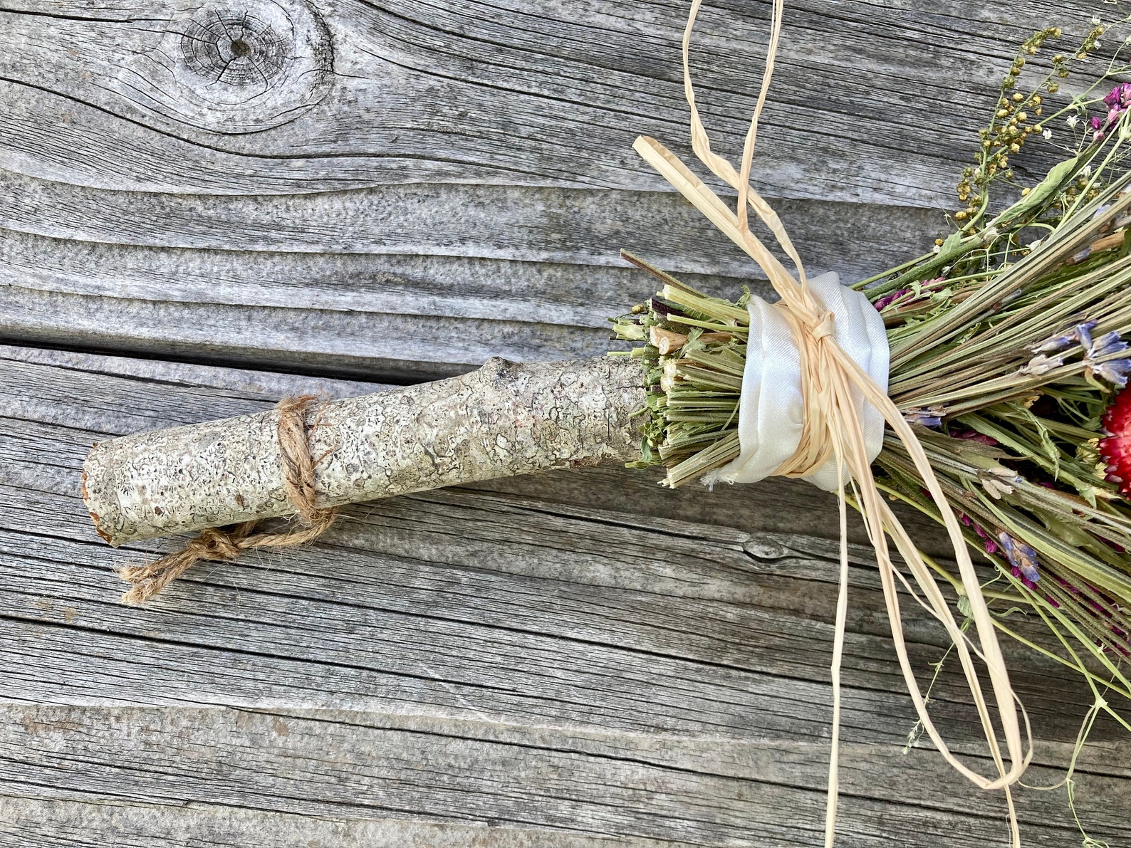 Small Floral Broom, 16 In, Witch's Besom Stick, Fall Decor, Custom ...