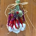 Small Organic Garlic and Chili Braid, Organic Homegrown Garlic Braid ...