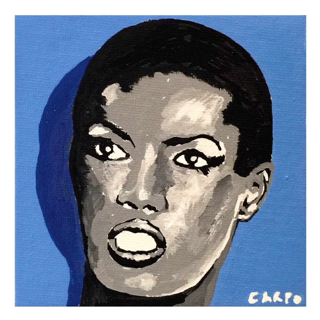 Grace Jones Portrait digital Print - Etsy