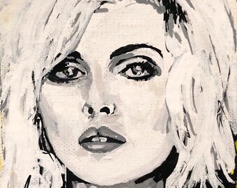 Debbie Harry Concert Poster, Black and White Wall Art, Vintage Print ...