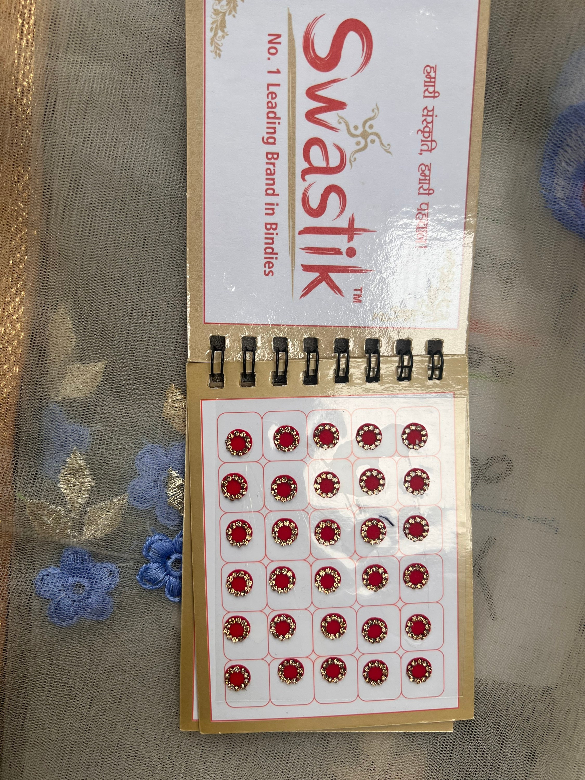 Bindi Book, Sticker Book. 120 Assorted Plain & Coloured Stone Bindis ...