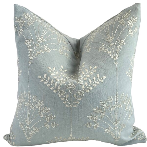 Light Blue Throw Pillow - Etsy