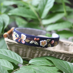 Handmade Headband With Floral Embroidery, Hair Accessories for Woman ...