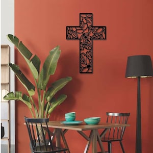 The Cross Metal Wall Decor Easter Gift Christian Decor Jesus - Etsy