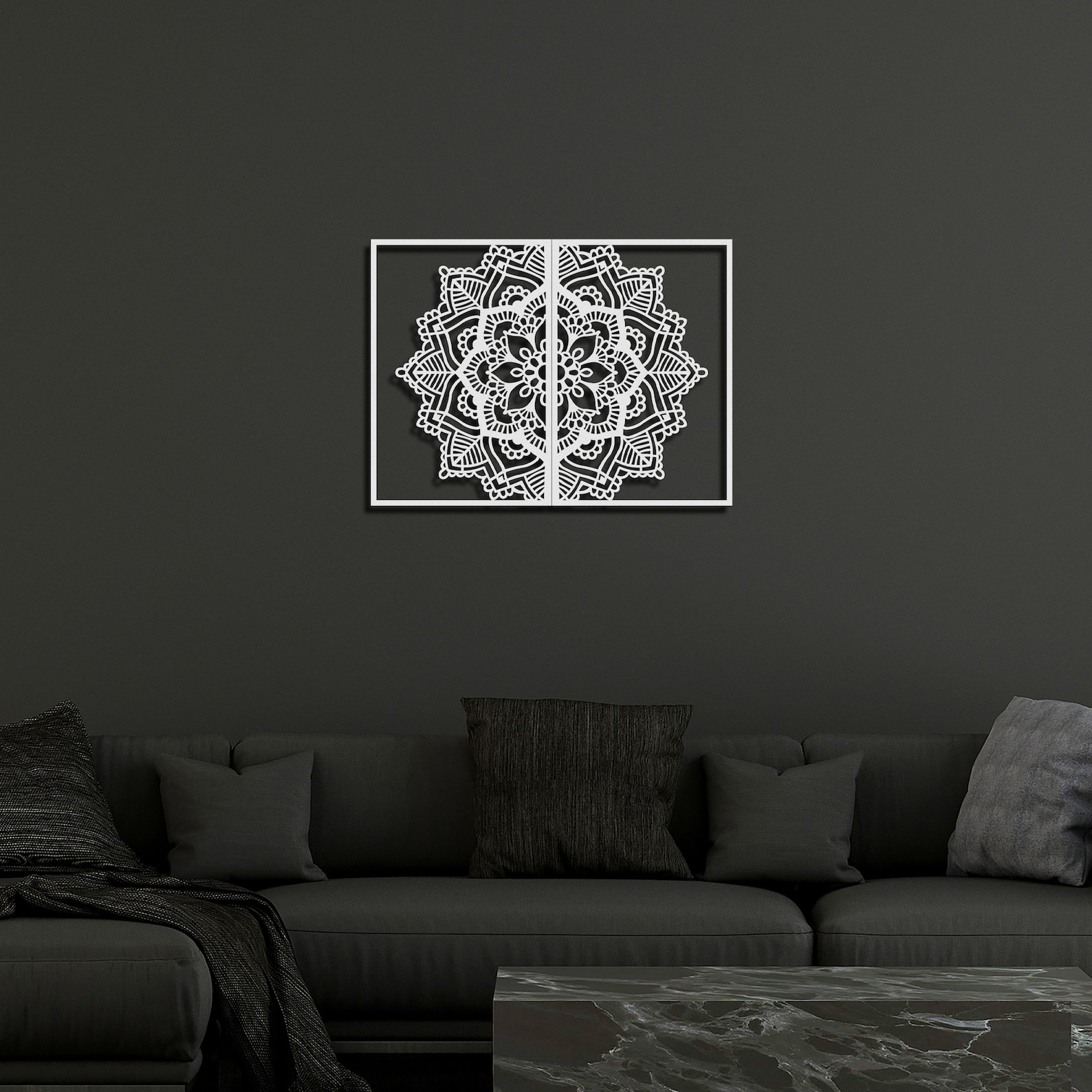 Metal Mandala Art Wall Decor Mandala Hanging Wall Decor | Etsy