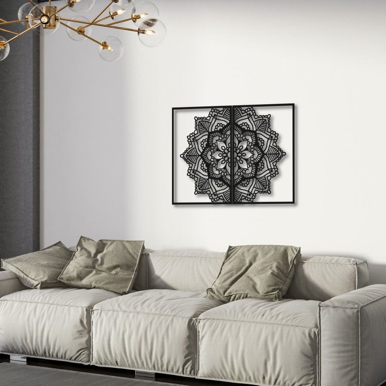 Metal Mandala Art Wall Decor Mandala Hanging Wall Decor | Etsy