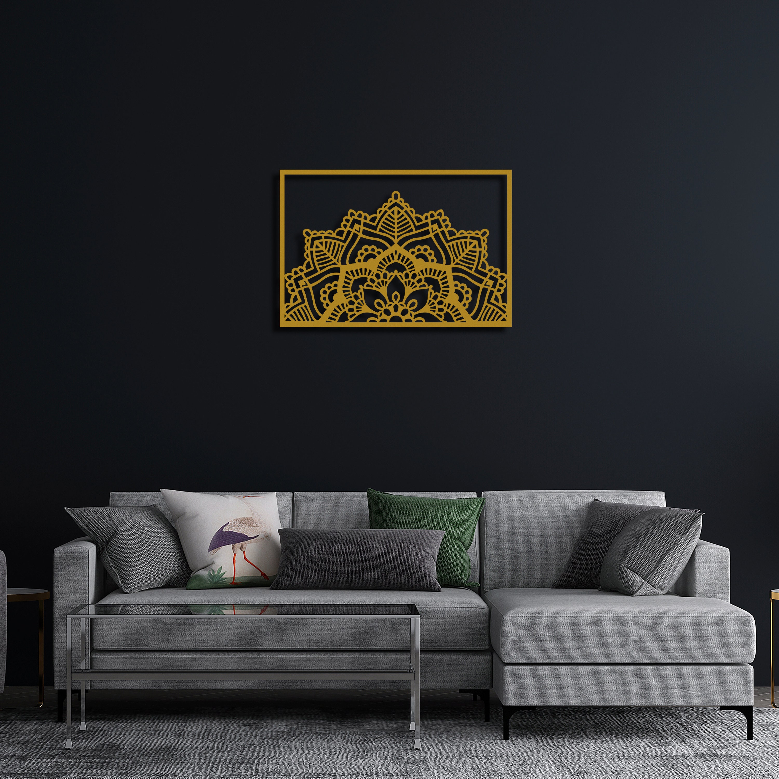 Metal Wall Art of Mandala Decor, Metal Mandala Wall Art, Metal Wall ...