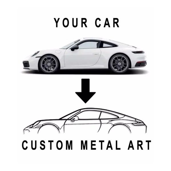 Custom Car Line Art - Etsy