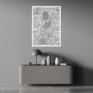 Elegant Mona Lisa Decor - Metal Wall Art Decoration for Indoor ...
