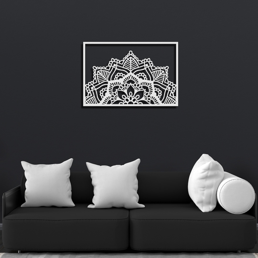 Metal Wall Art of Mandala Decor, Metal Mandala Wall Art, Metal Wall ...