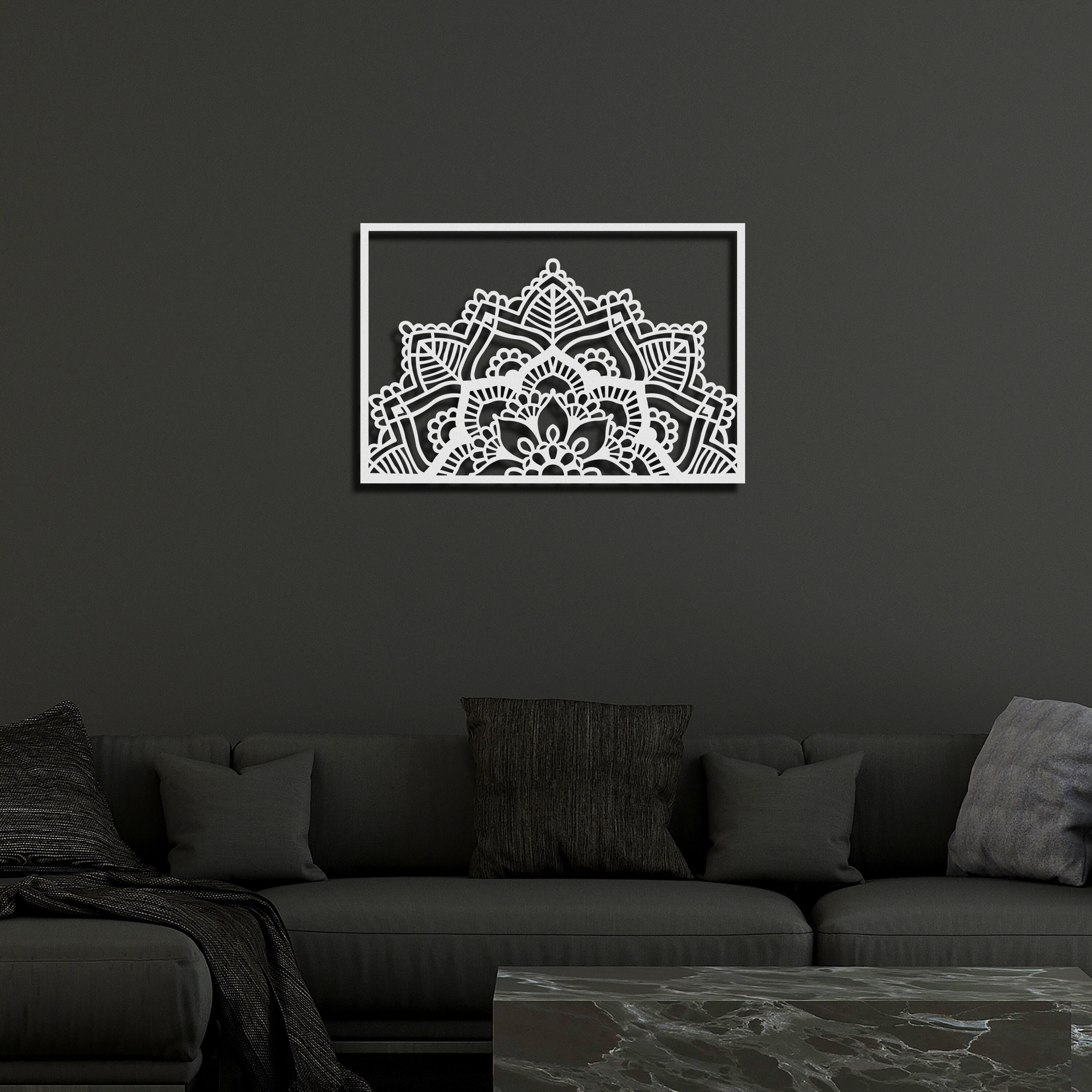 Metal Wall Art of Mandala Decor, Metal Mandala Wall Art, Metal Wall ...