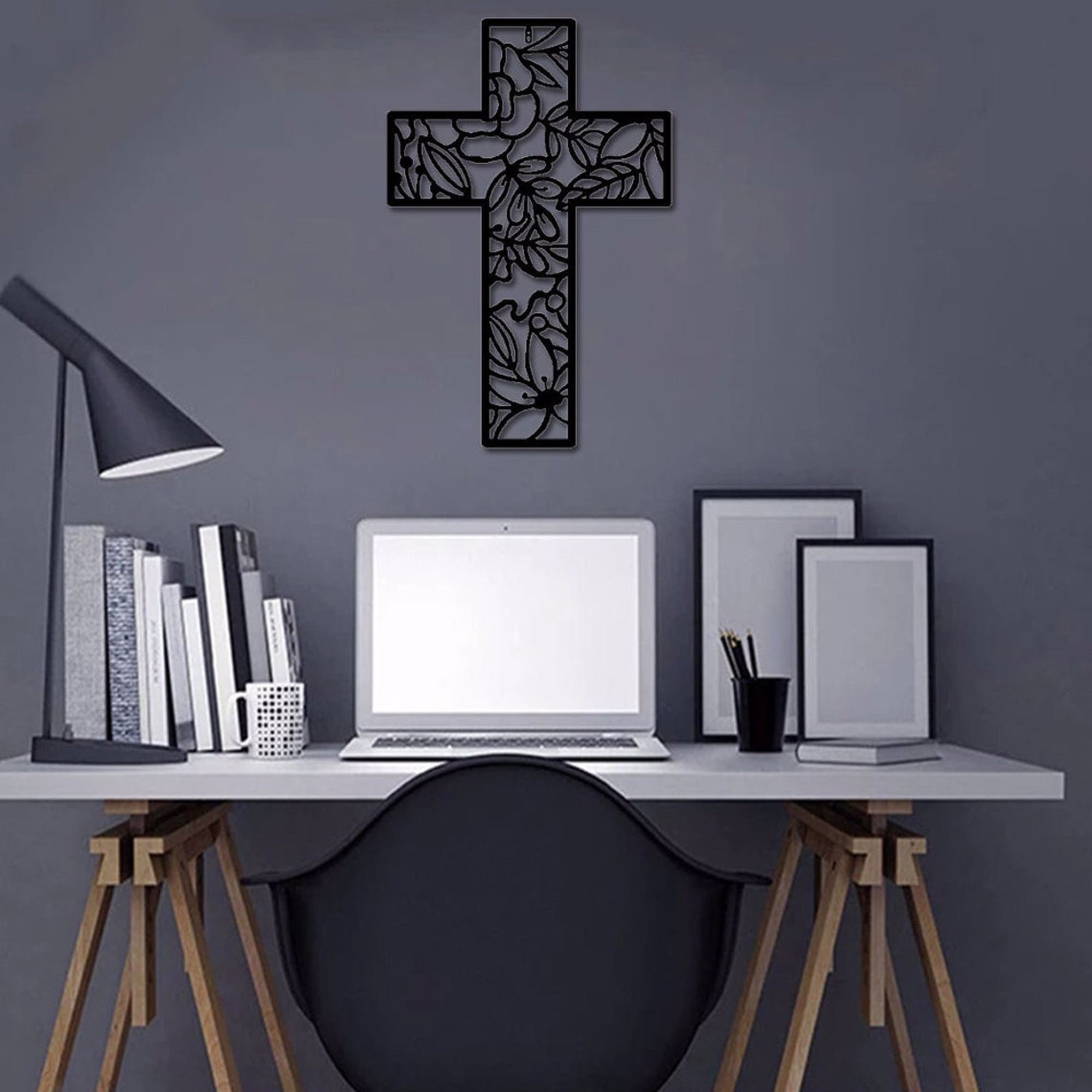 The Cross Metal Wall Decor Easter Gift Christian Decor Jesus | Etsy