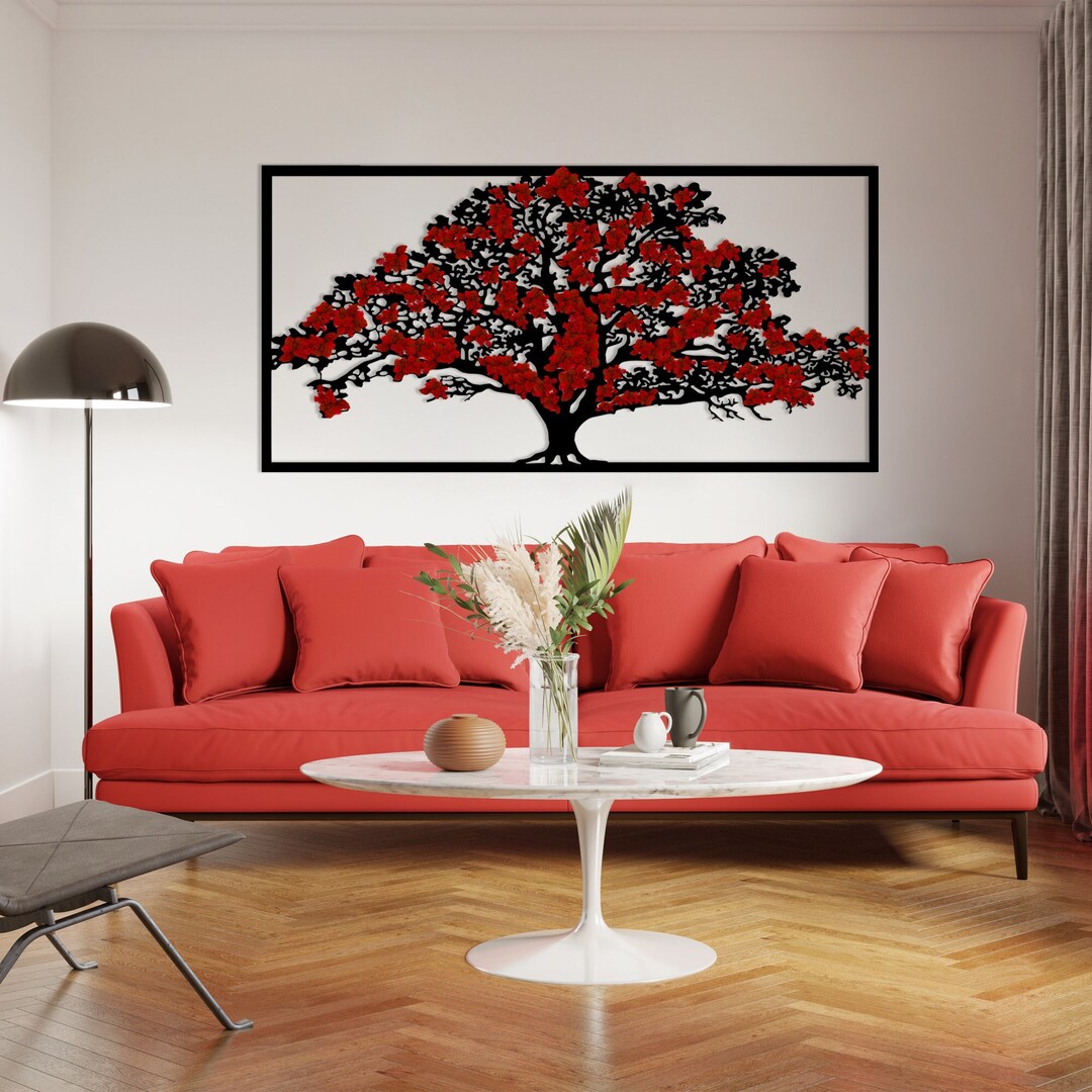 DIY Metal Wall Art With Moss Tree of Life Metal Wall Decor - Etsy