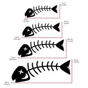 Metal Fish Skeleton Wall Decor, Fishbone Line Art, Gothic Home Decor ...